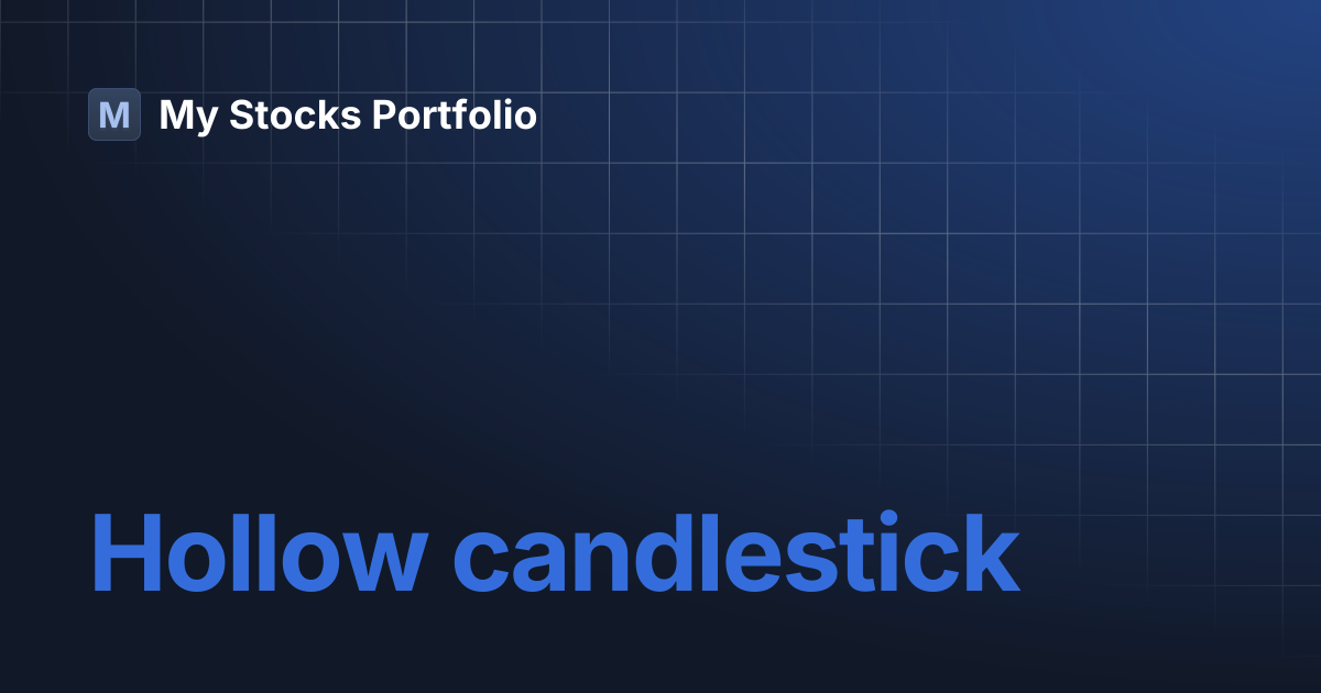 Hollow candlestick | My Stocks Portfolio